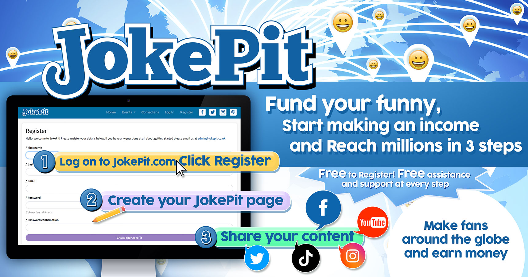 JokePit - The Comedy Box Office